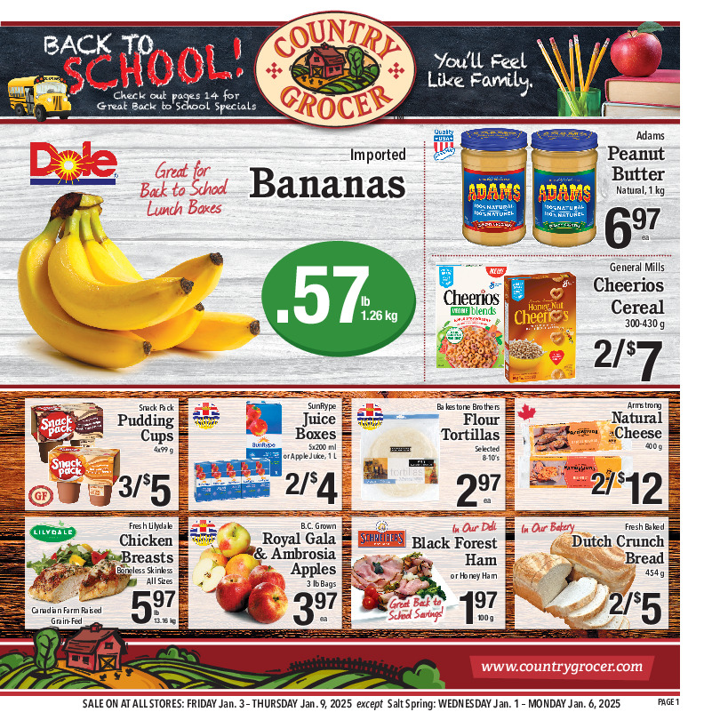 Country Grocer Flyer - This Week's Groceries On Sale