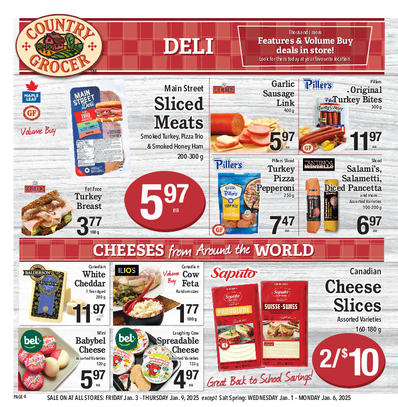 Country Grocer Flyer - This Week's Groceries On Sale
