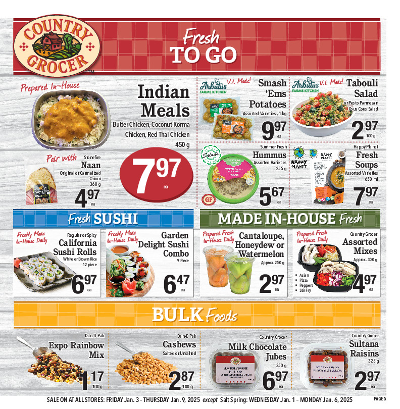 Country Grocer Flyer - This Week's Groceries On Sale