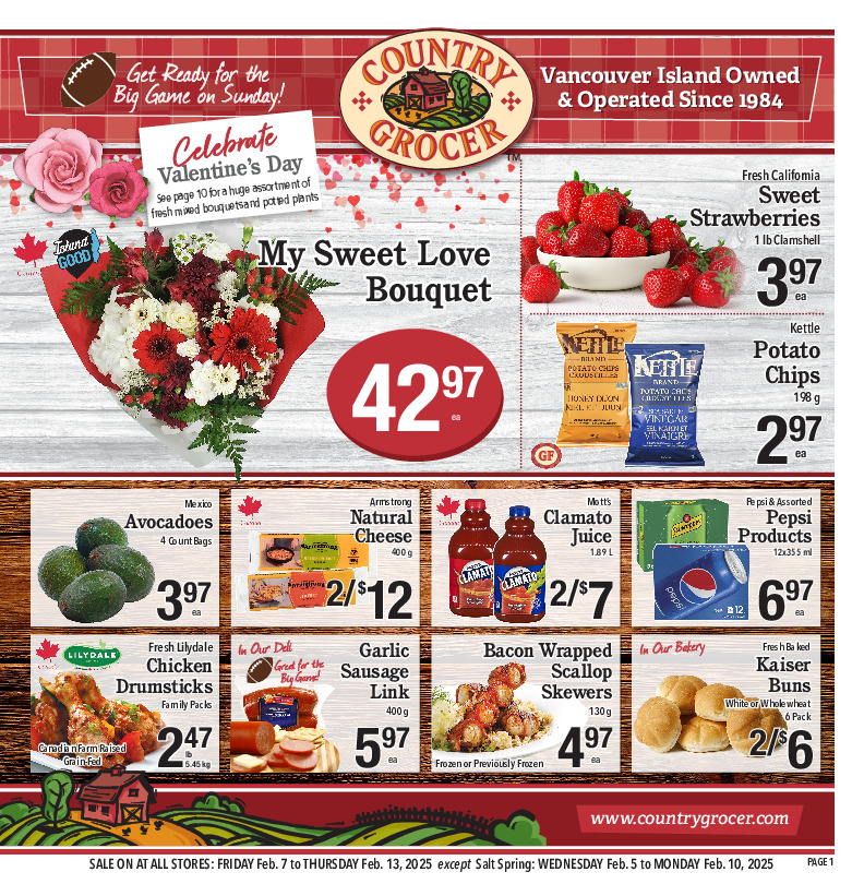 Groceries on Sale at Country Grocer Chemainus - Shopping Flyer