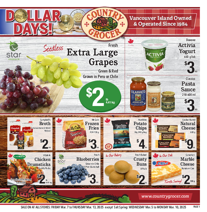 Simple Flyer - Country Grocer