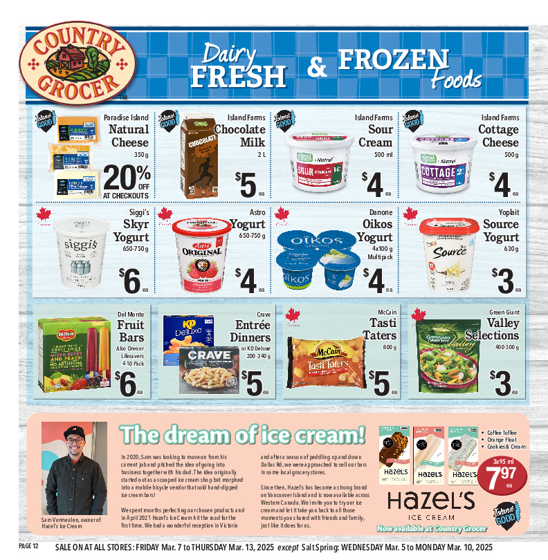 Country Grocer Flyer for Nanaimo Bowen Road - Groceries On Sale This Week