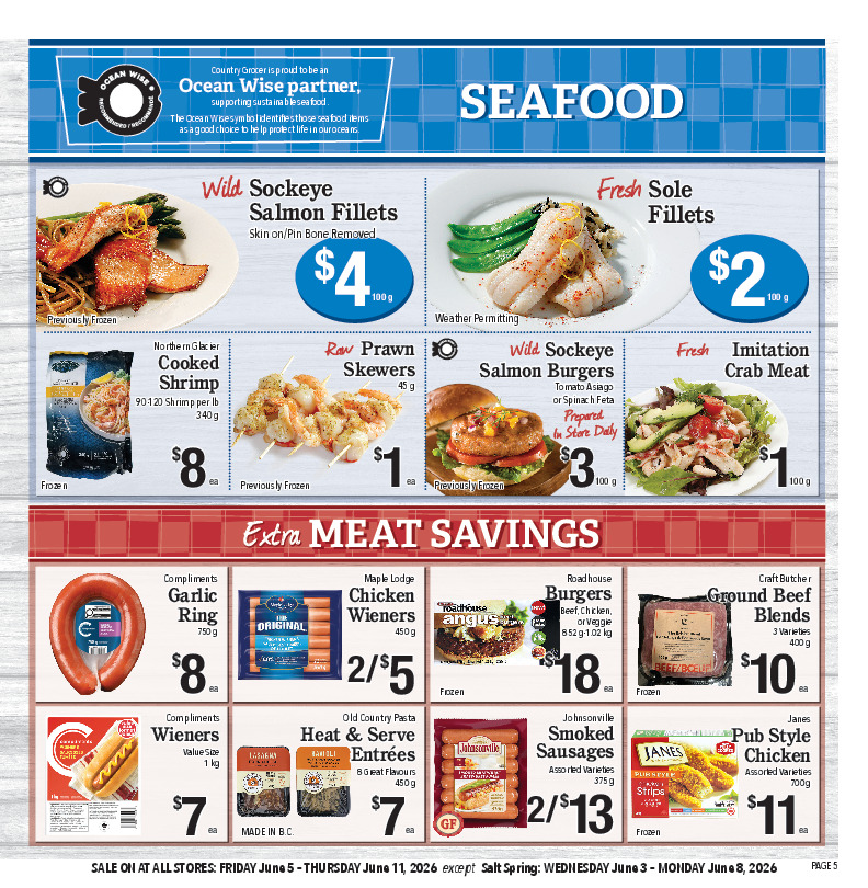 Country Grocer Flyer - This Week's Groceries On Sale